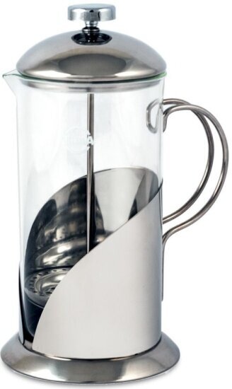 Френч-пресс Tima "тирамису" 600мл. нержавеющая сталь, боросиликатное стекло. (FT-600)