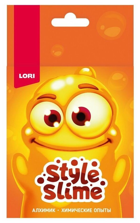 Набор для экспериментов LORI Химические опыты Style Slime Жёлтый Оп-099