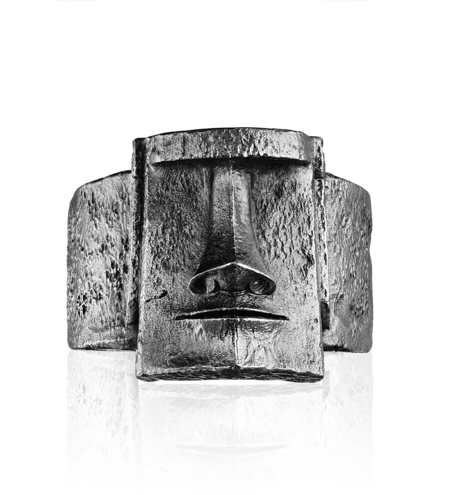 Кольцо, серебро, 925 проба, чернение, родирование