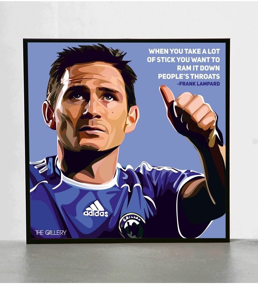 Картина постер Поп-арт Фрэнк Лэмпард 50х50 см