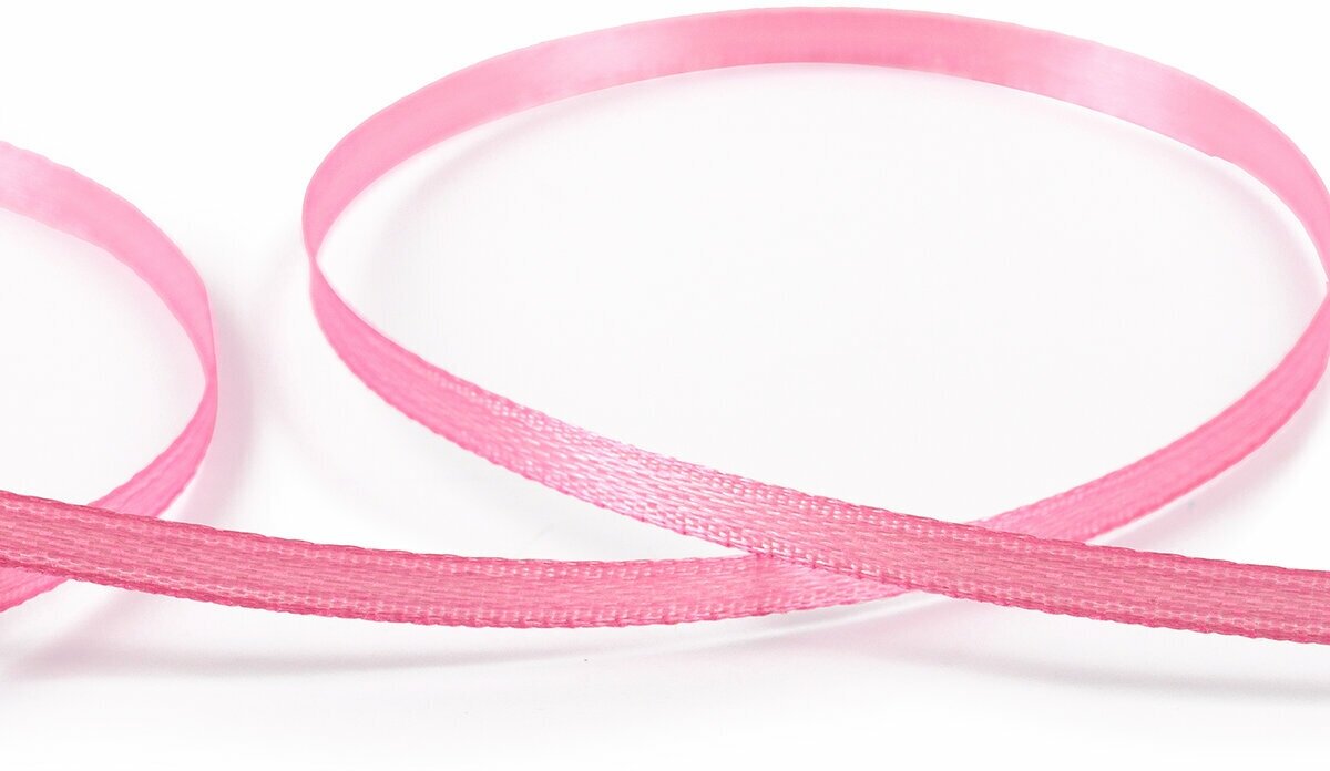 Лента атласная 3 мм (1/8 ") Gamma AL-3P двухстор. 91.4 м №045 св-лиловый