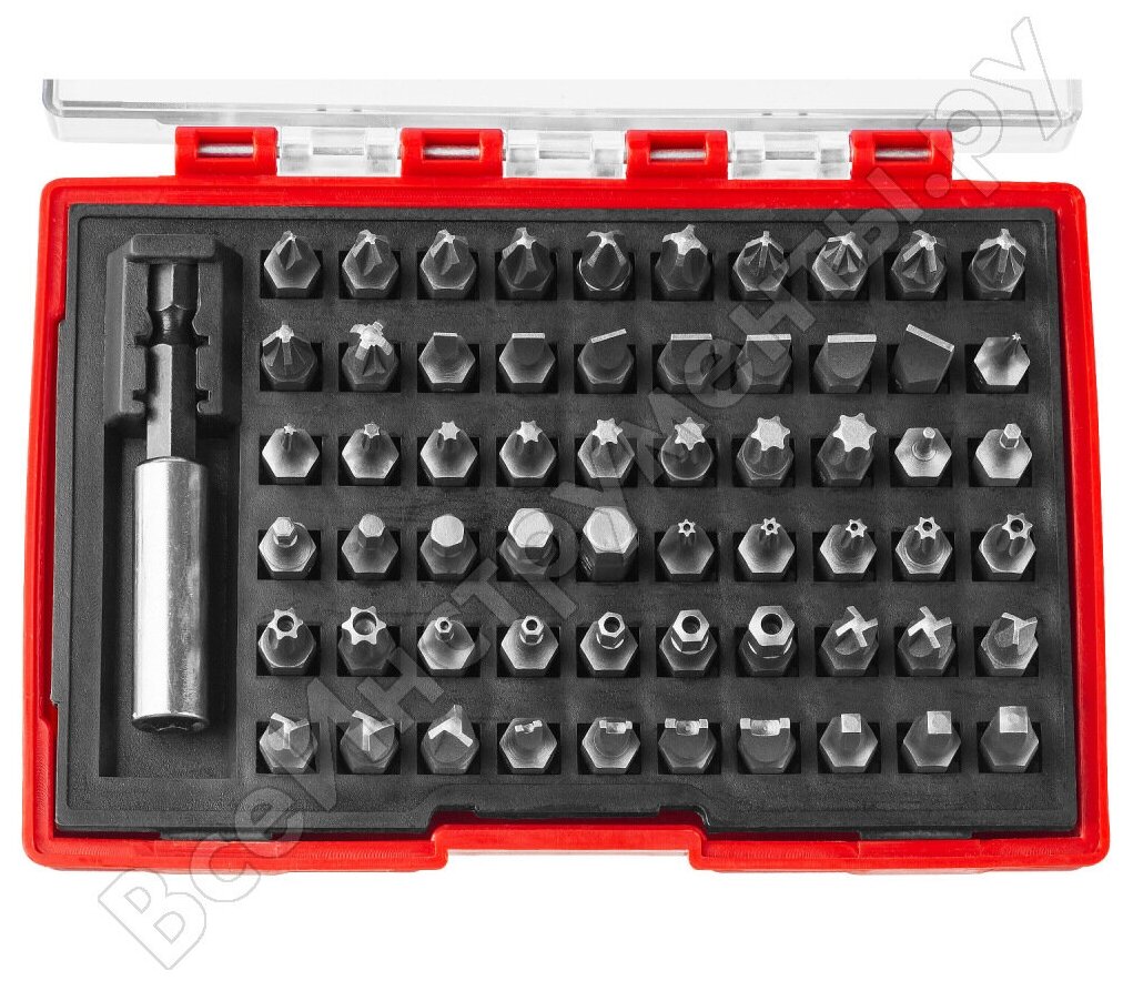 Набор бит с адаптером мастер Зубр 26089-H61