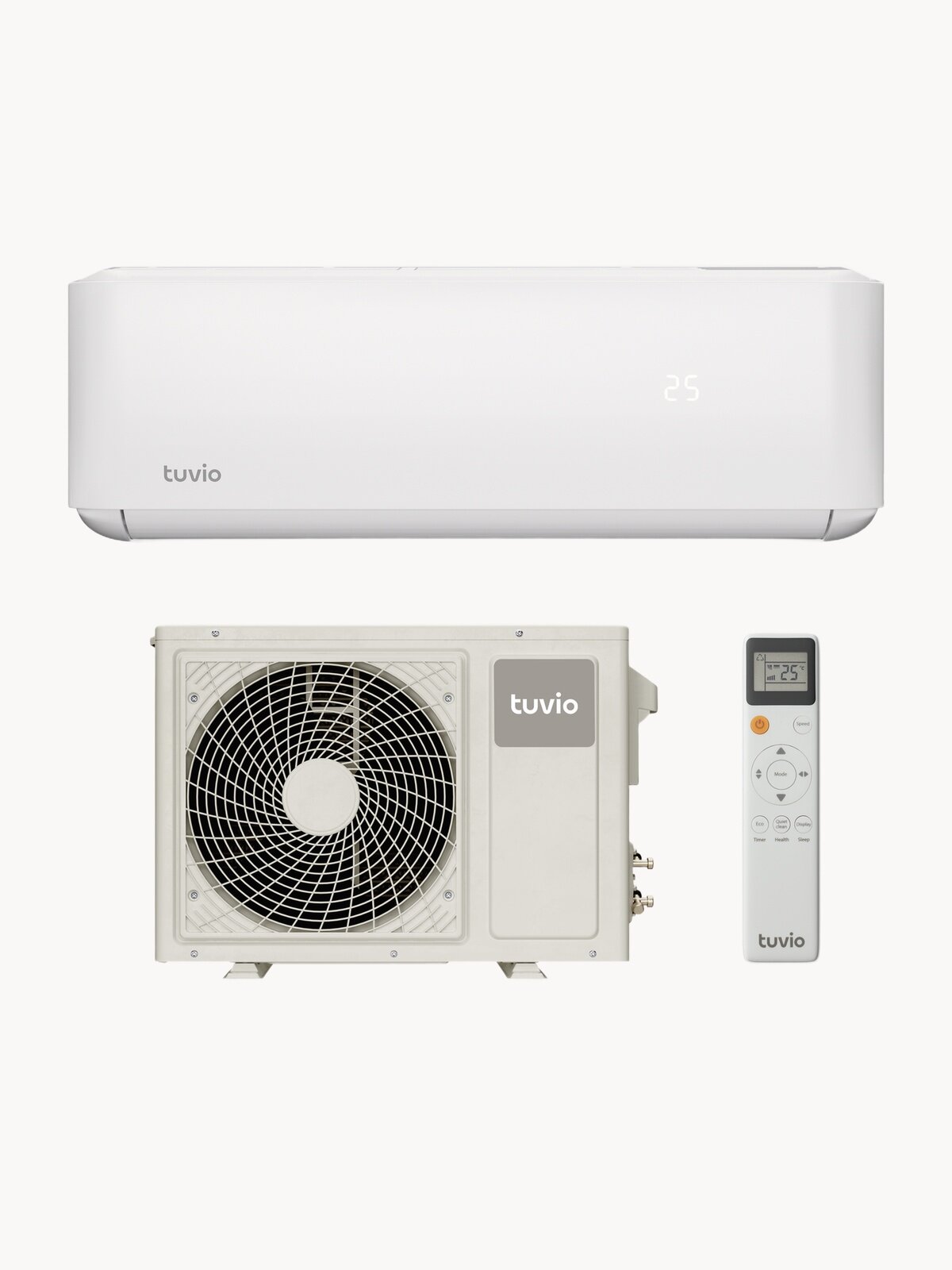 Кондиционер (сплит-система) Tuvio ACN07W11, белый/бежевый
