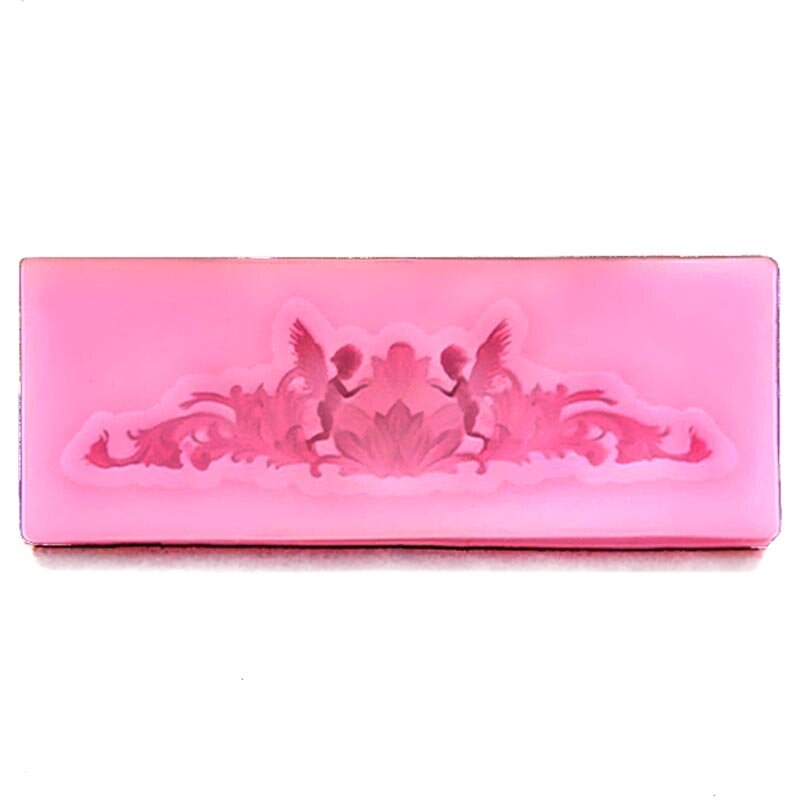 Молд силиконовый 0009642 для эпоксидной смолы Время Ангелов 8х3х0.6 см, цена за 1 шт.