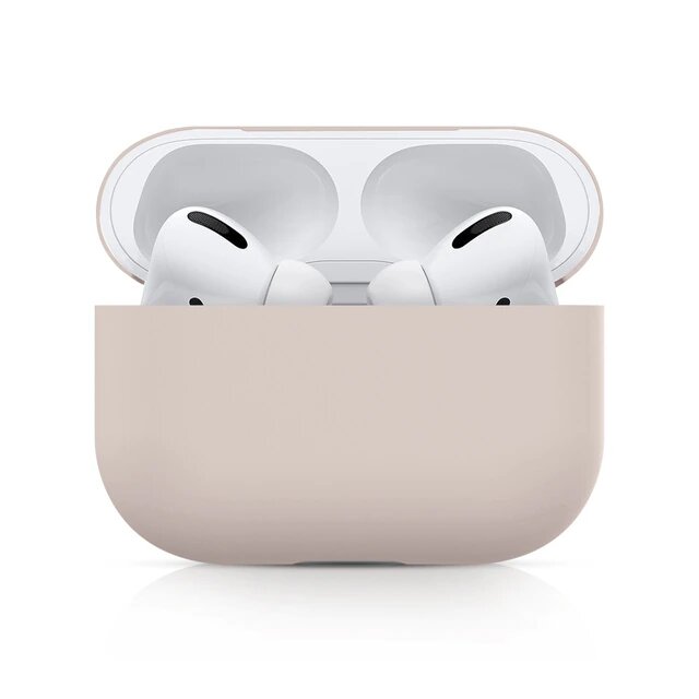 Чехол силиконовый Case Protection для Airpods Pro, белый камень (7)
