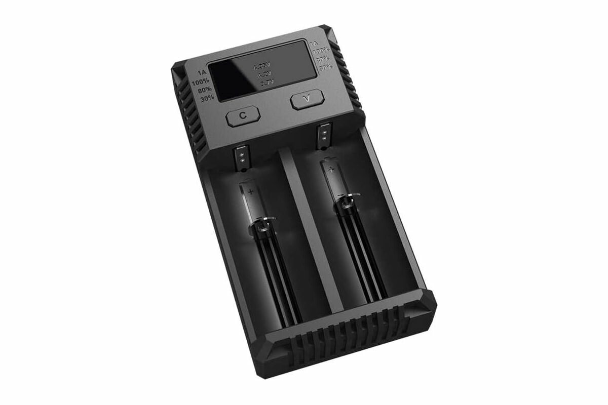 Nitecore i2 Intellicharge V2 зарядное на 2 аккумулятора 18650/16340 Li-ion Ni-MH Ni-Cd