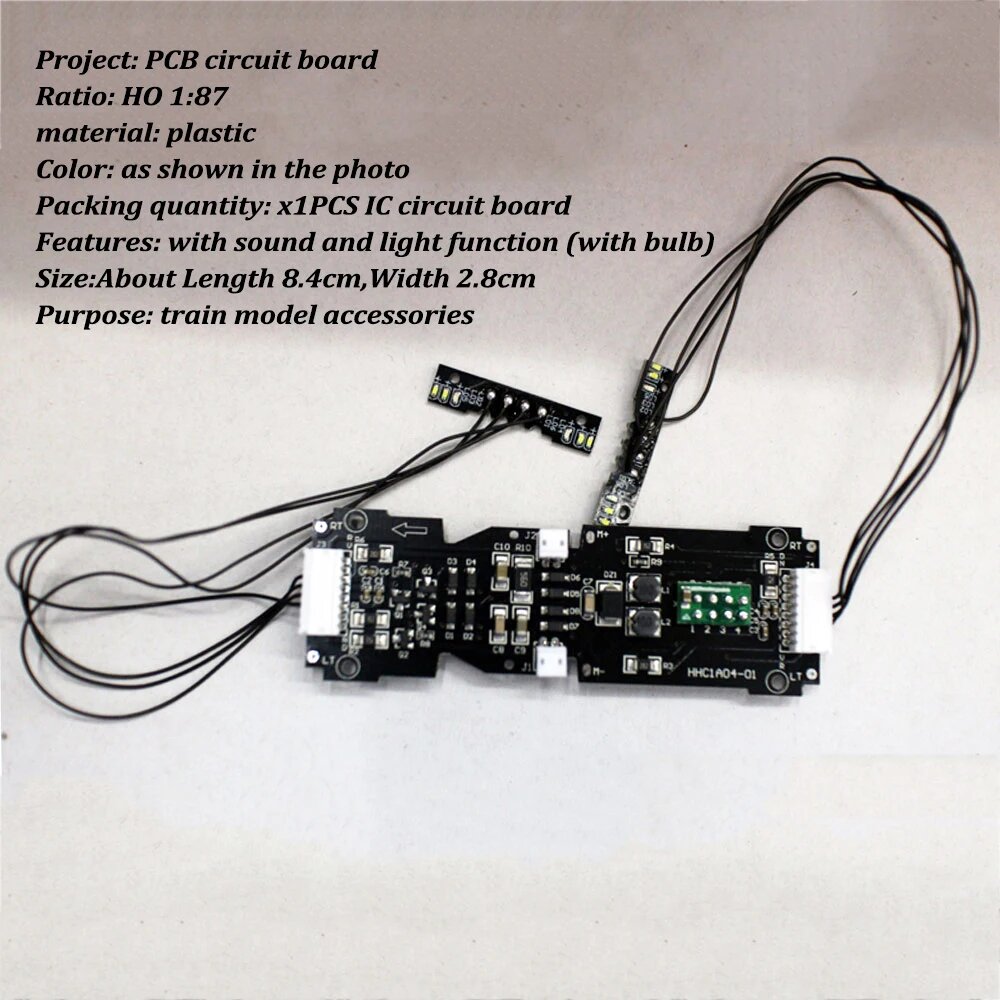TERAYSUN Модель поезда 1/87, PCB, Белый