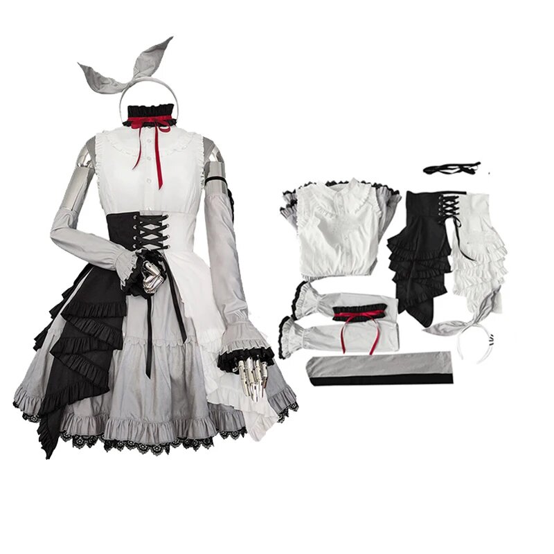 Косплей костюм Diva Mikku из Project Sekai Белый, XL, C 4, Female Size