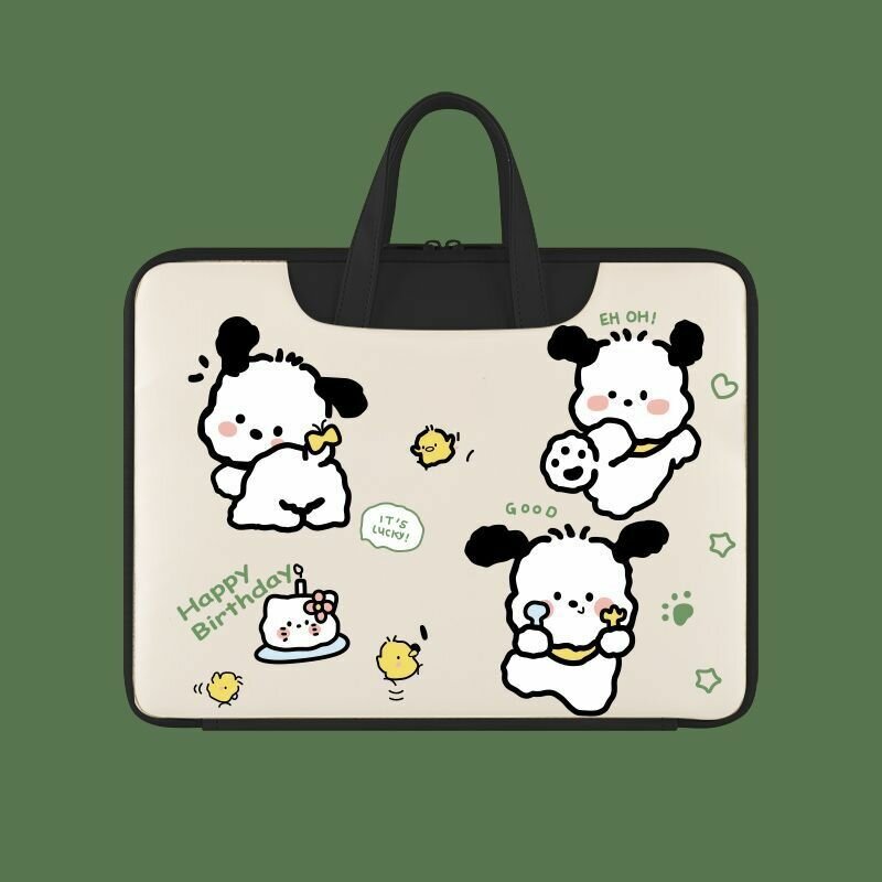 Оптовая продажа в наличии, креативный стильный портфель с мультяшным принтом, сумка для ноутбука для мужчин и женщин, сумка для хранения Apple Notebook