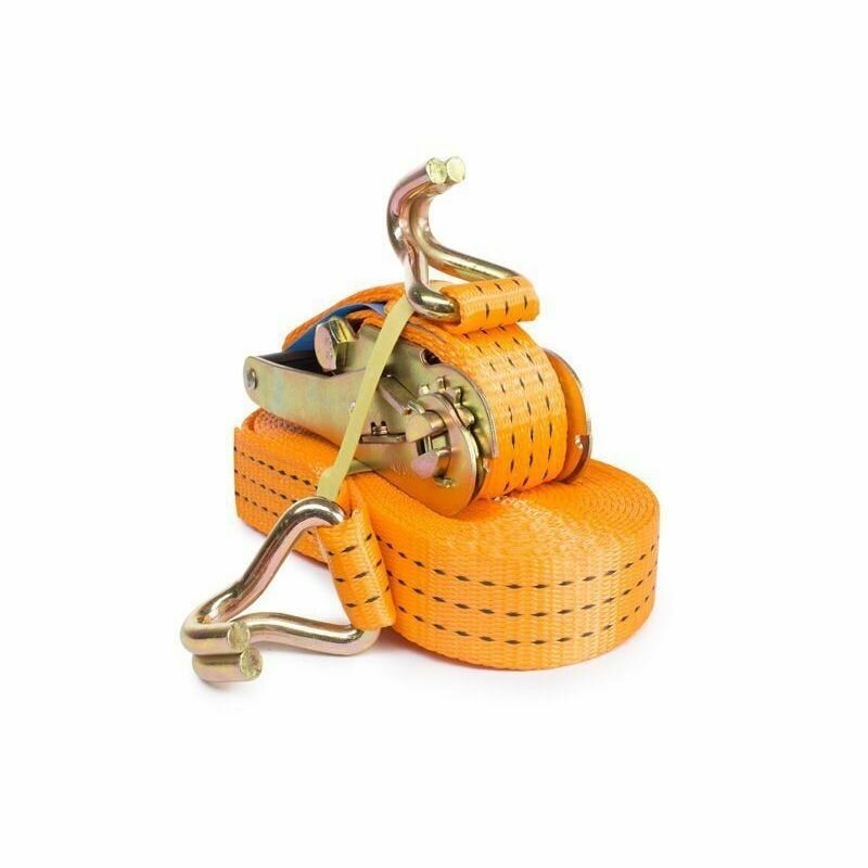 Ремень стяжной Промышленник, нержавеющая сталь, длина 15 метров, грузоподъемность 2,5-5 тонн