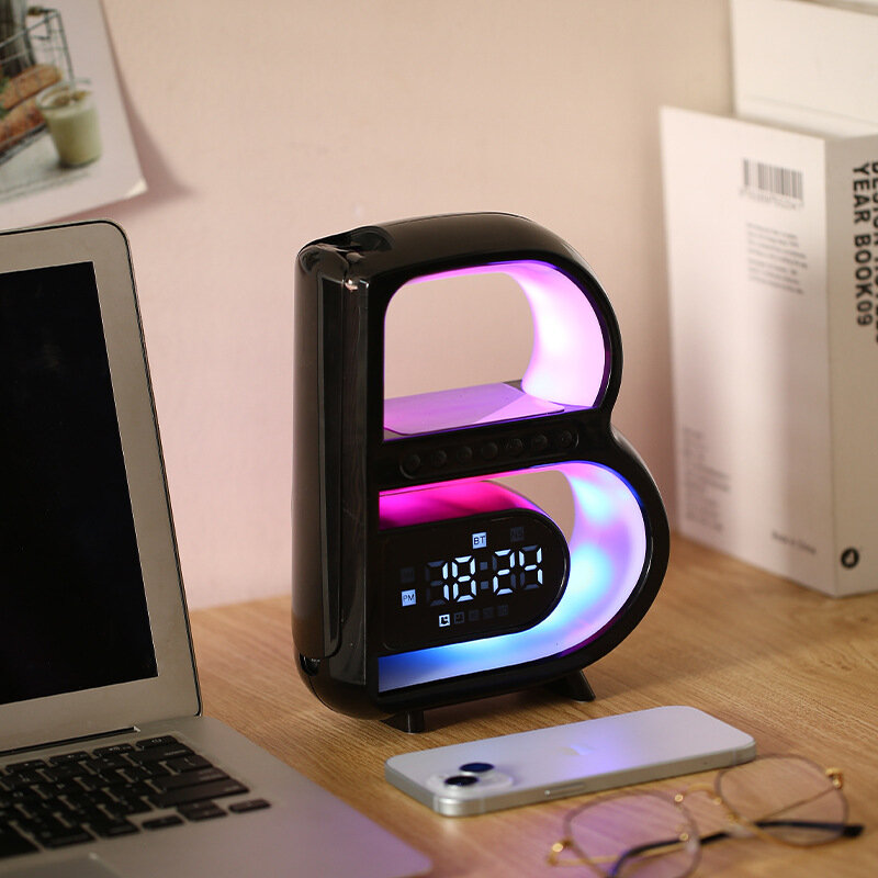 Портативная беспроводная Bluetooth-колонка, 5 Вт, 1800 мАч, с Bluetooth, FM, USB, TF-карта, TWS, RGB