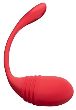 LOVENSE Vulse red виброяйцо с вибрацией длина 20.3 см диаметр 3.6 см из силикона красного цвета
