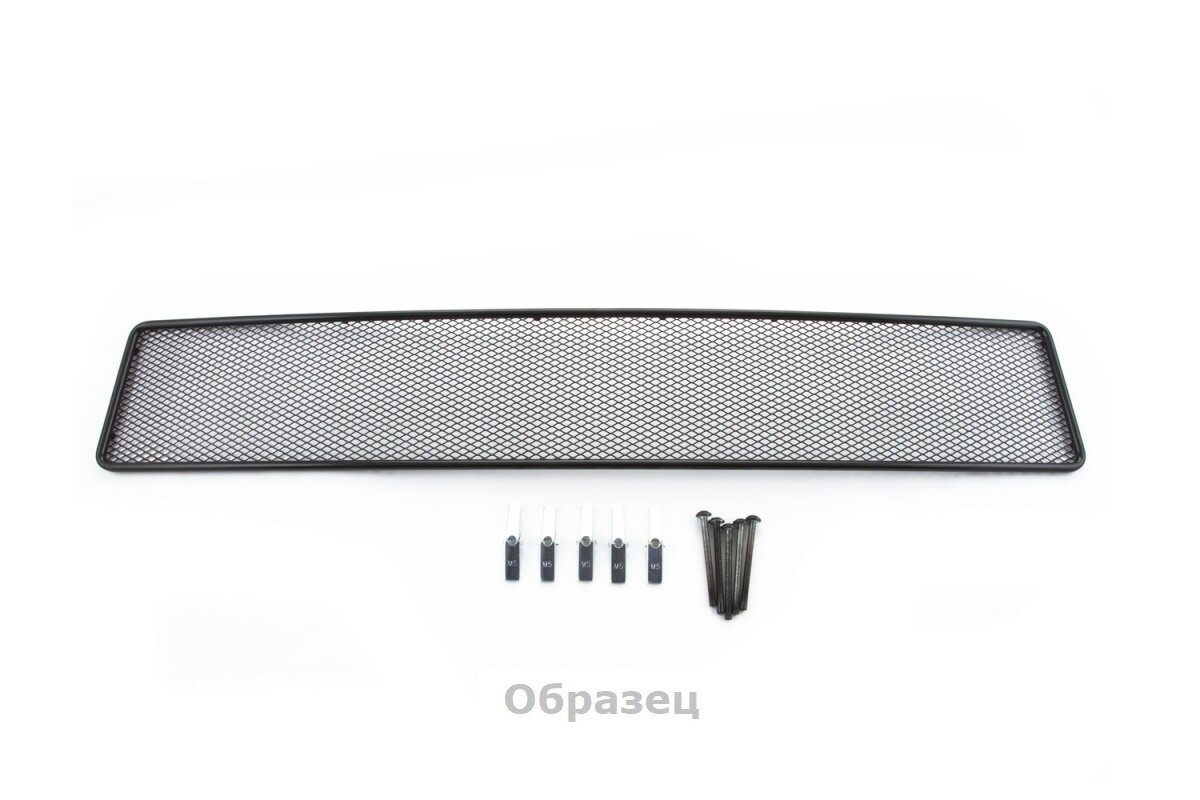 Сетка на бампер внешняя чёрная Arbori для Mitsubishi ASX [2017-2019]