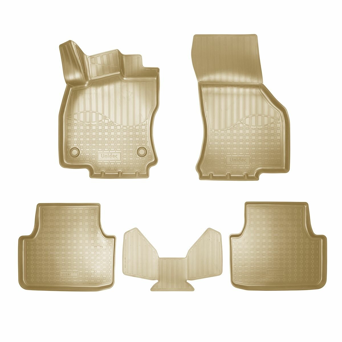 Ковры в салон Norplast/Unidec для Volkswagen Jetta VII в кузове BU, A7 (2018-), Бежевый, арт. NPA11-C95-248-B (Бежевый)