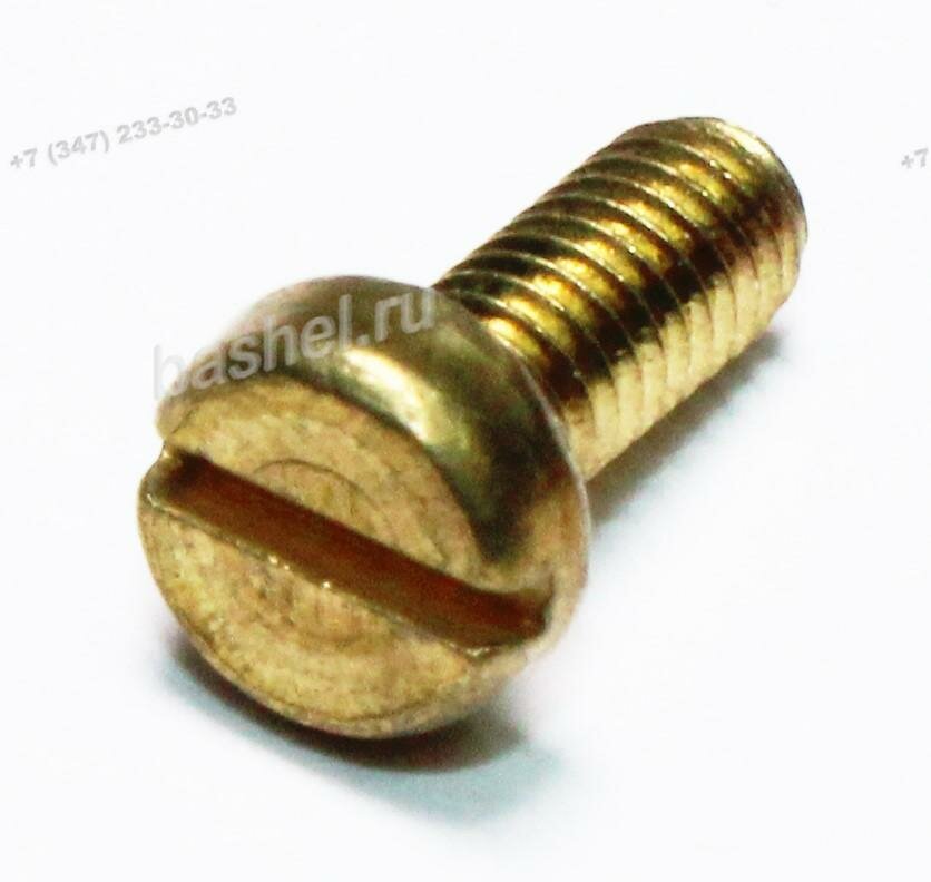 Винт М2,5х6 DIN 84 латунь