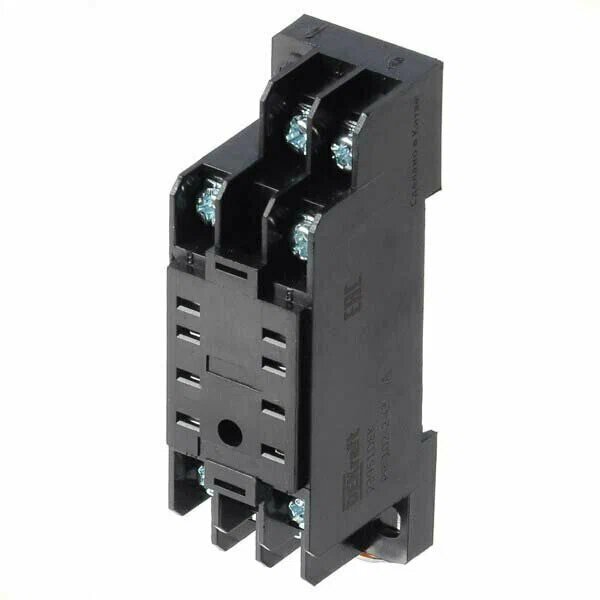 Разъем РР-102 для крепления на DIN-рейку пром. реле для ПР-102 2 конт. (3-5)А IP20 DEKraft 23954DEK