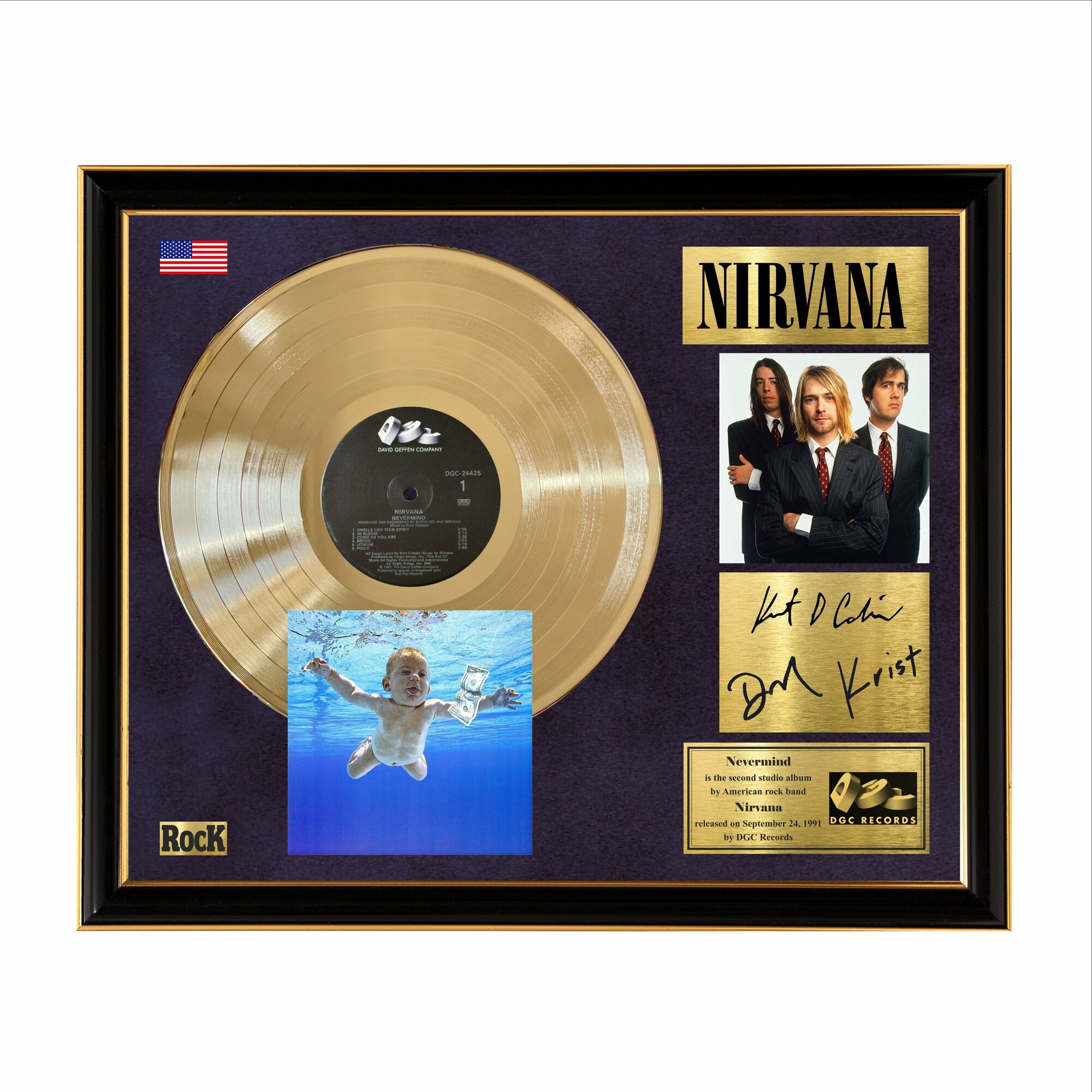 Картина в рамке Nirvana