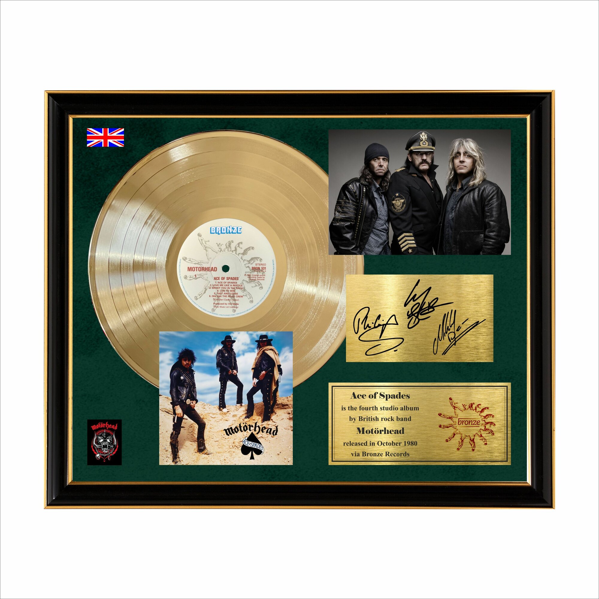 Motorhead ace of spades картина с винилом