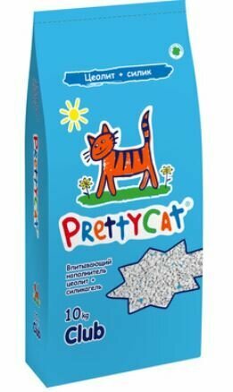 Pretty Cat Наполнитель впитывающий для кошачьих туалетов "Naturel", 10кг 10 кг
