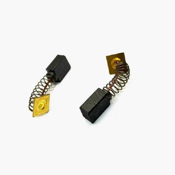 Угольные щетки AEZ №560; 6*10*13мм для дрели ИНТЕРСКОЛ ДУ-1050 медный провод с пружиной, пятак-квадрат