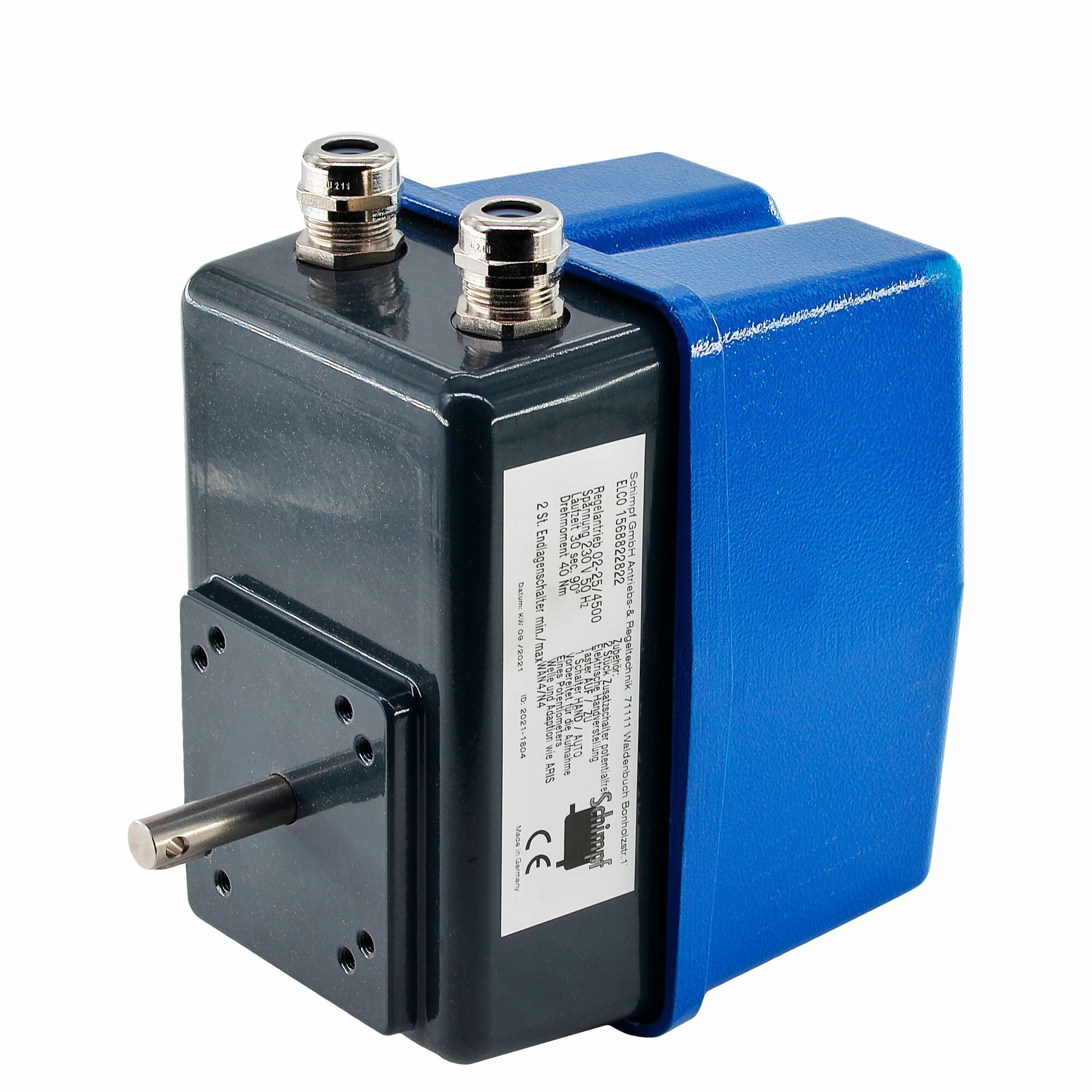 Сервопривод воздушной заслонки SCHIMPF 02-25/4500 арт.65310849