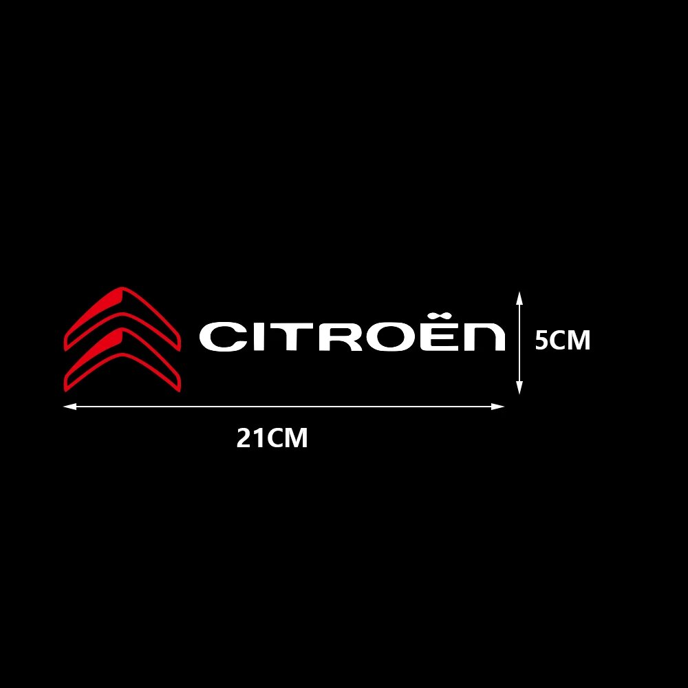 2 шт, автомобильные виниловые наклейки для Citroen C1 C2 C3 Grand C4 Picasso C4L VTS