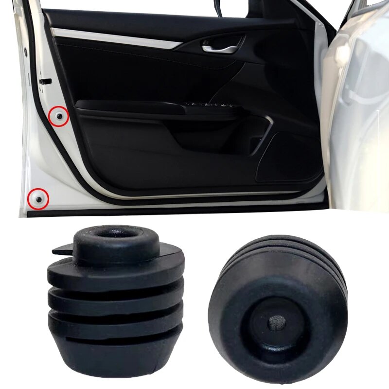 2 шт, резиновые пробки для передней двери автомобиля Honda Civic XRV URV Accord Fit Odyssey