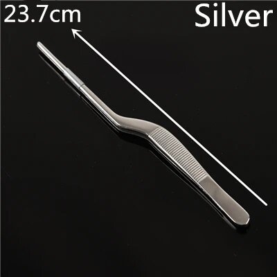 Пинцет кухонный из нержавеющей стали, 23.7см, Silver