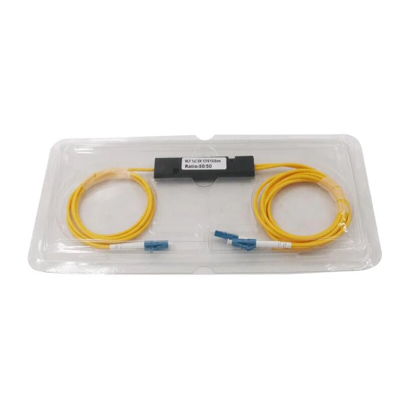 LC UPC PLC 1X2 Одномодовый оптоволоконный разветвитель LC Оптоволоконный разветвитель FBT Оптическая пара