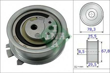 Ролик приводного ремня AUDI. SEAT. SKODA. VW 1.6TDI-2.0TDI 16V 05 INA 531082510