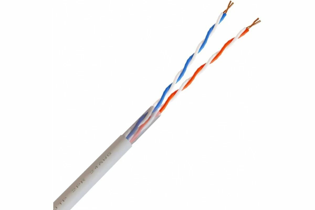 Кабель Netlink NL-CU UTP 2PR 24 AWG CAT5 305м внутренний УТ000001513