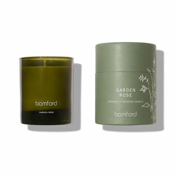 Bamford Свеча ароматическая Flora Candle Garden Rose, 140 гр