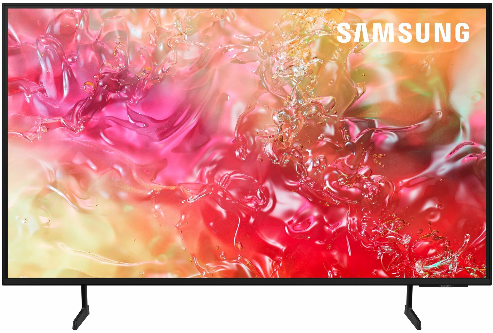 43" Телевизор Samsung UE43DU7100UXRU, Crystal UHD, 4K Ultra HD, черный, смарт ТВ, Tizen OS