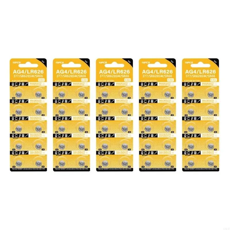 Батарейки AG4/LR626 OOTDTY, 50 шт.