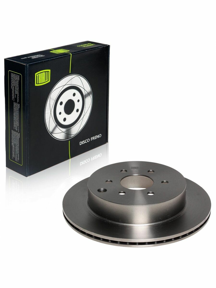 Диск тормозной задний для а/м Nissan Pathfinder (05-), Trialli DF 140111