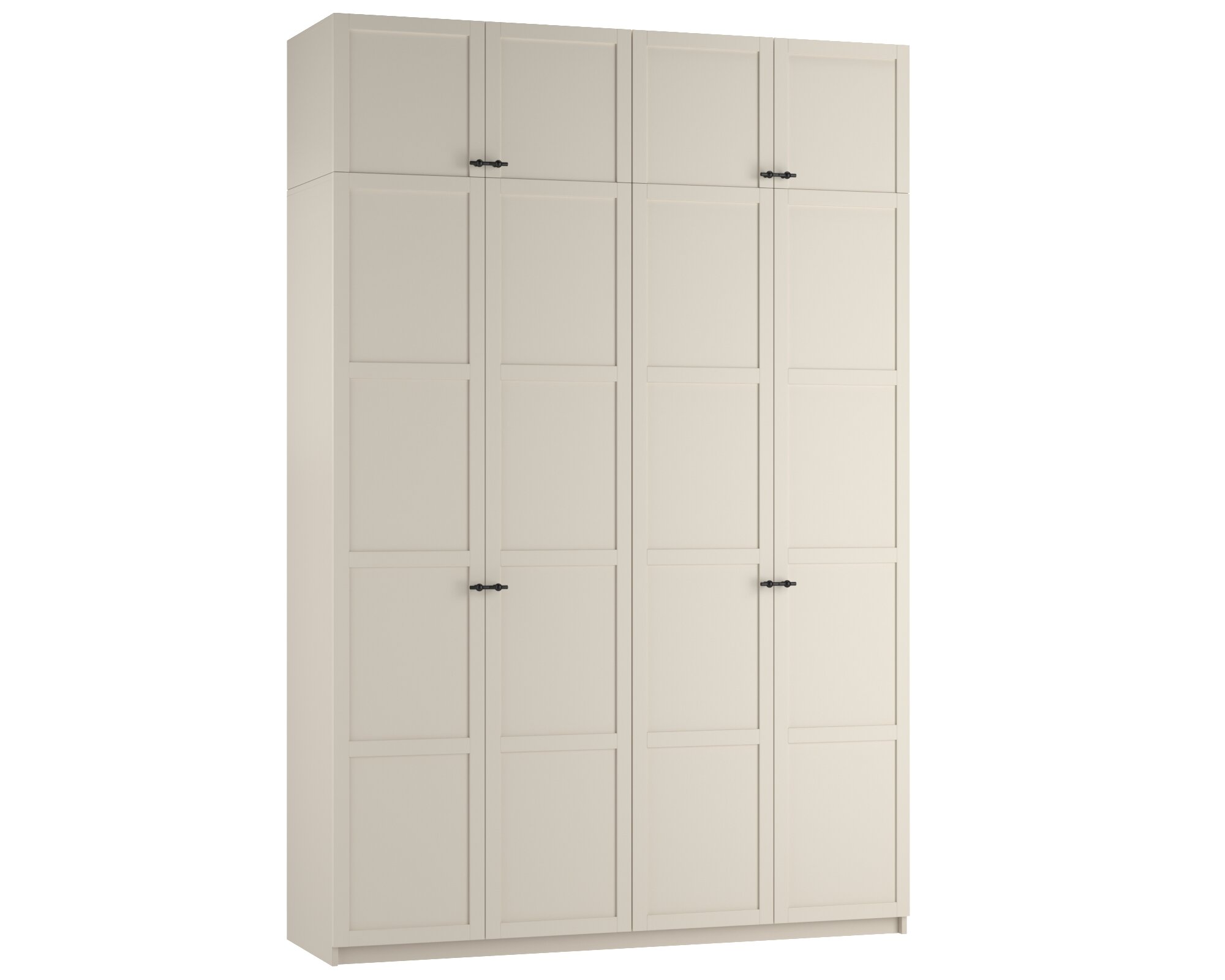 Шкаф распашной для одежды " Берг 6" 160х240х50 Кашемир / Сантьяго
