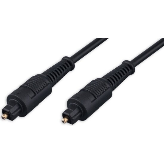 Кабель оптический Cablexpert , Toslink 2xODT M/M, 7.5м, черный