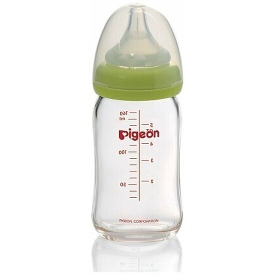 Бутылочка стеклянная PIGEON Pigeon Peristaltic Plus, 160 мл