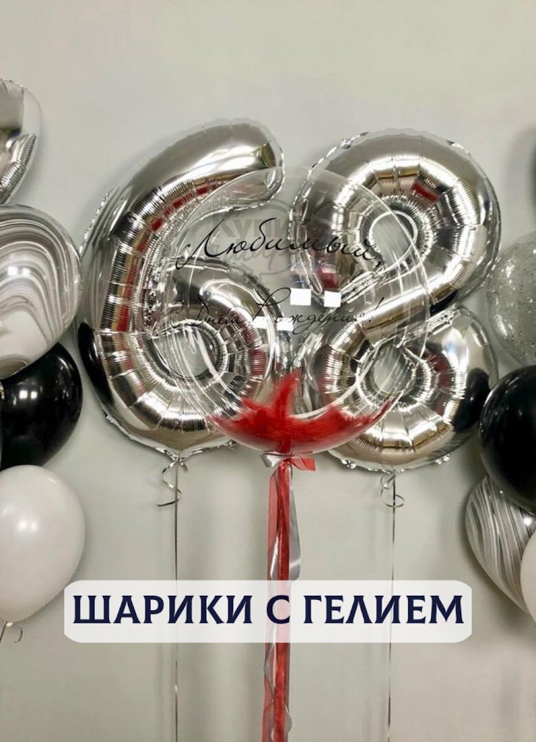 Воздушные шары с гелием, шарики воздушные "Для мужчины" №1192