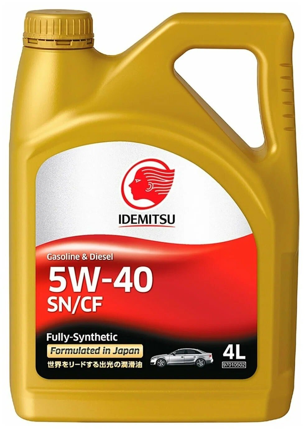Idemitsu 5W-40 4L API SN/CF - синтетическое масло для автомобилей