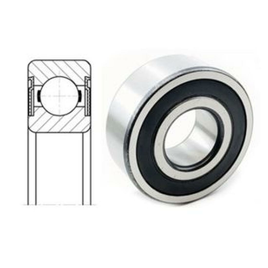 Подшипник качения шариковый APP GRUPP арт. 180606 С17 (62306 2RS) АПП