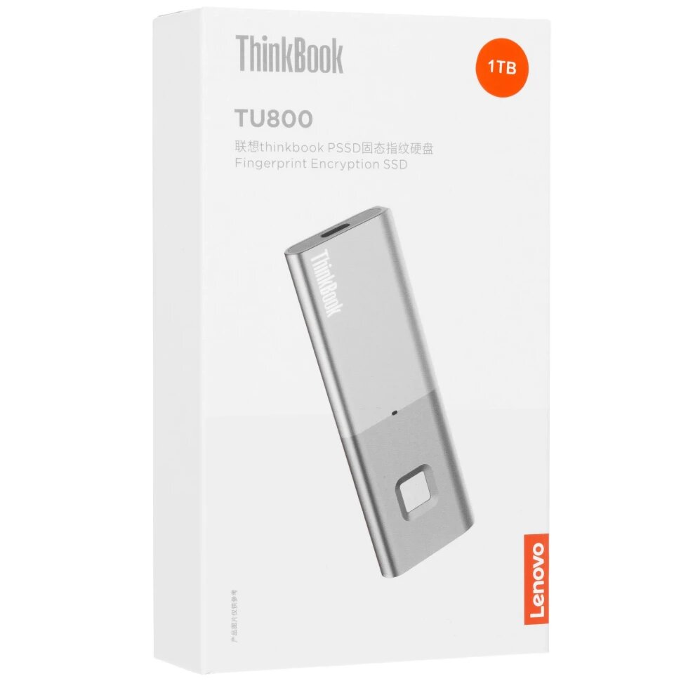 1000 ГБ Внешний SSD Lenovo Thinkbook TU800 [QXB1P87490], USB 3.2 Gen 1 Type-A