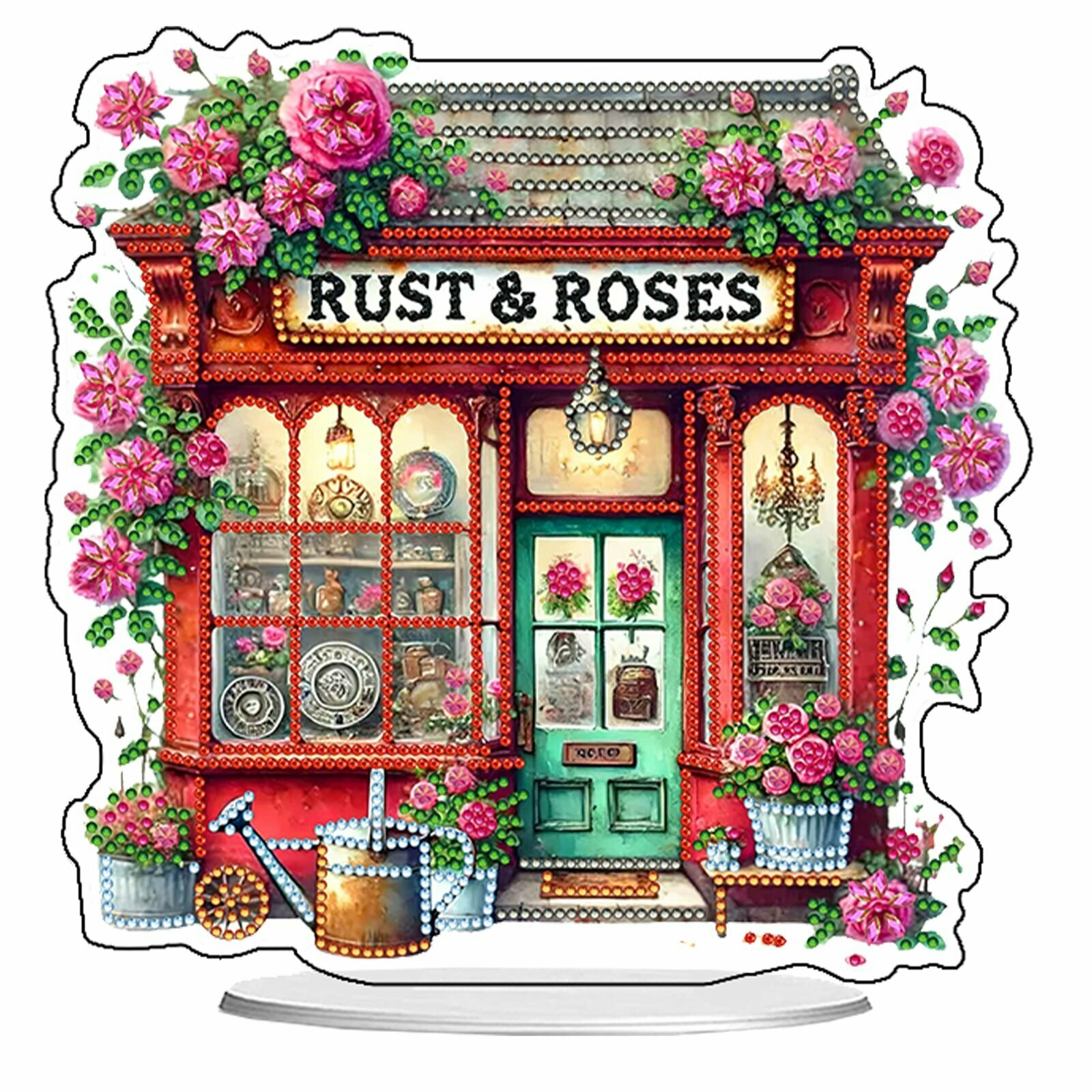 Набор поделки Домик, акриловая панель с объемными стразами