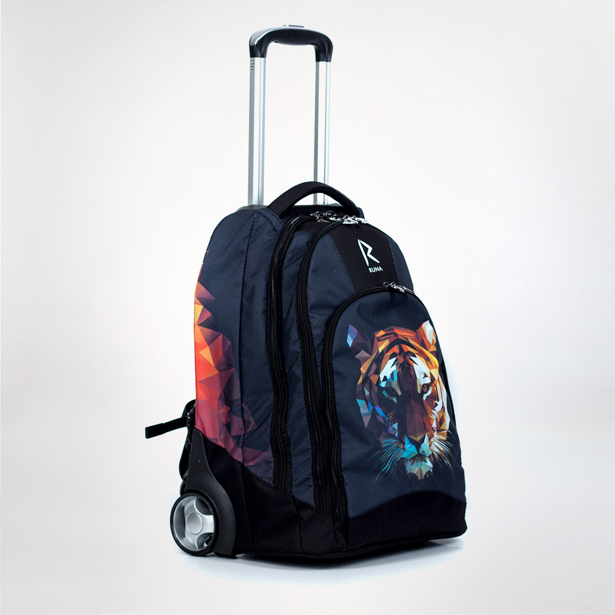 Сумка-рюкзак на колесах "RUNA", Tiger, для фигурных коньков, роликов, одежды, экипировки и аксессуаров