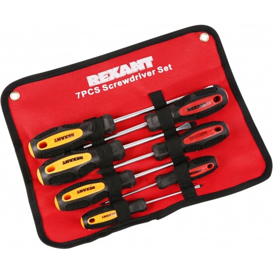 Набор отверток Rexant 7 предметов (крестовые и шлицевые)