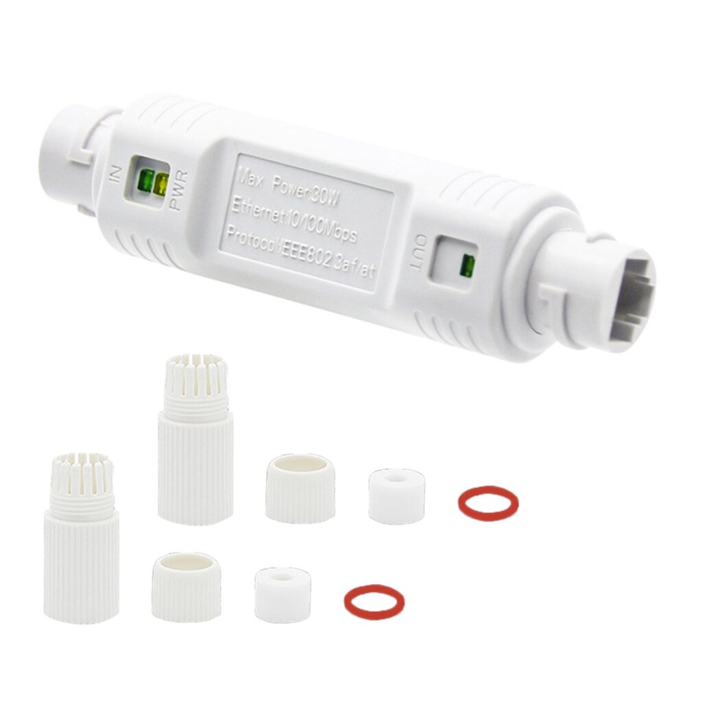 Усилитель POE 10/100 Мбит /с, удлинитель POE RJ45 Ethernet POE Extender для камеры POE