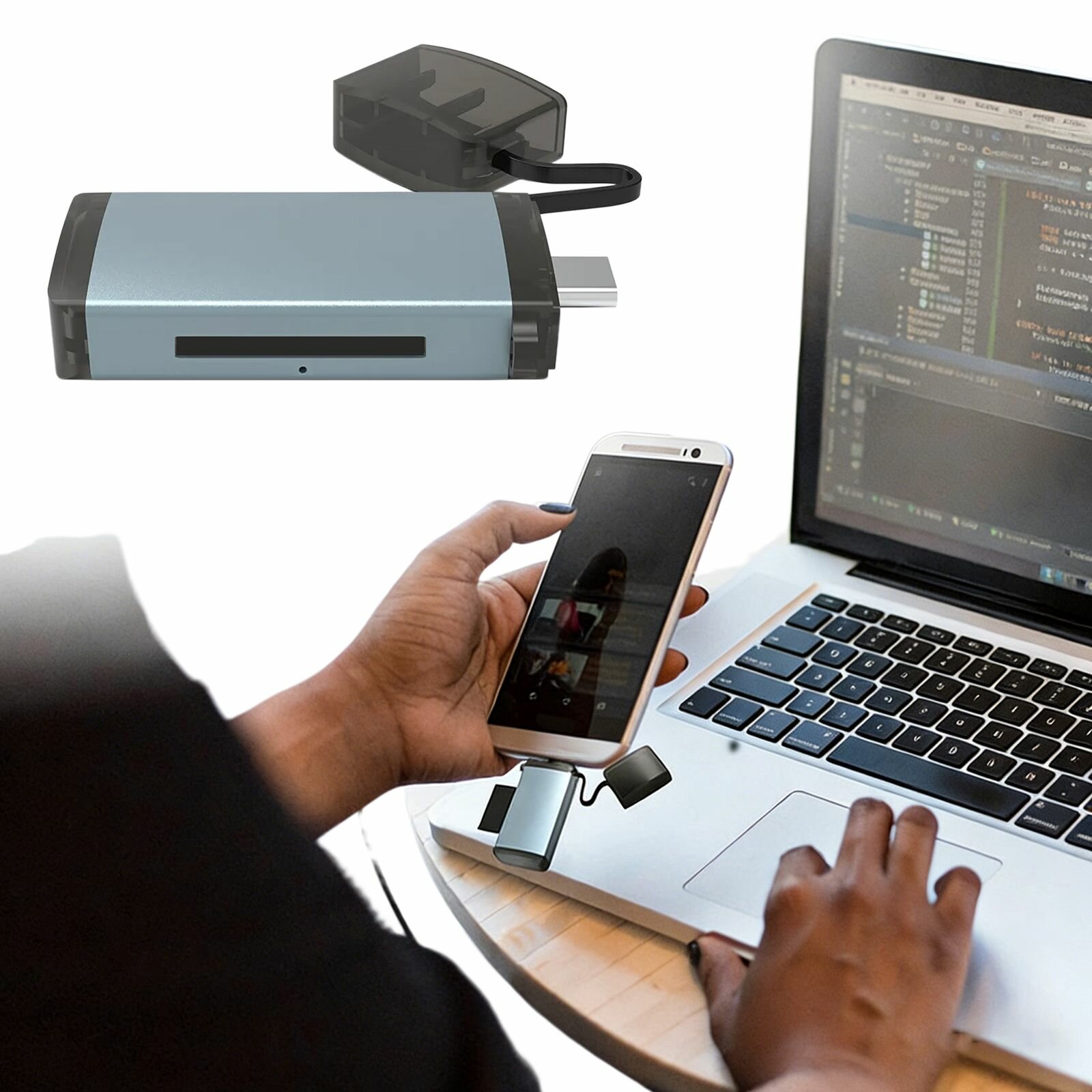 USB 3.2 Gen2 кард-ридер для карт CFexpress Type B со скоростью передачи данных 10 Гбит/с