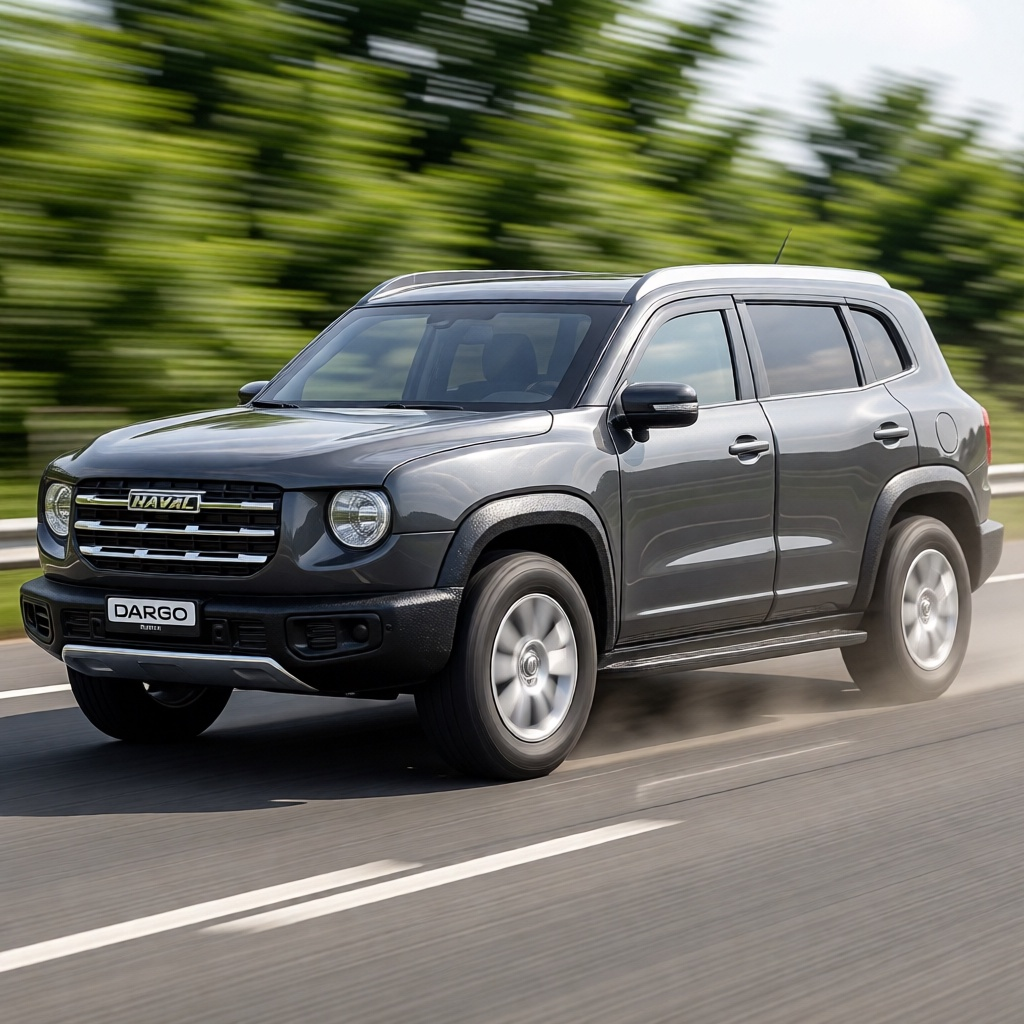 Машина металлическая Технопарк, HAVAL Dargo, 12 см, темно-серый