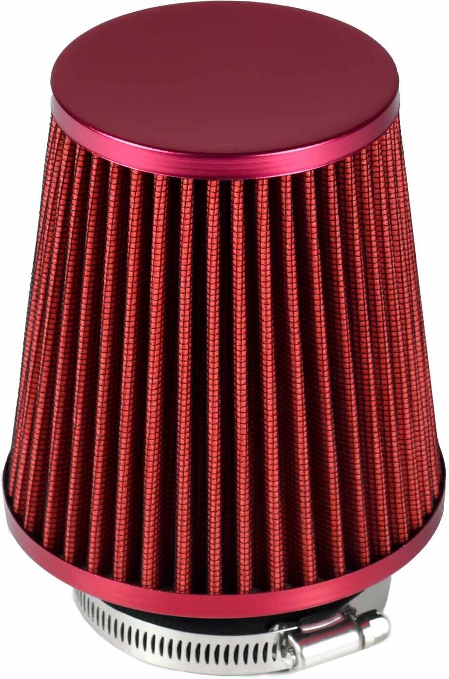 Фильтр воздушный нулевого сопротивления красный хром бачок Mini