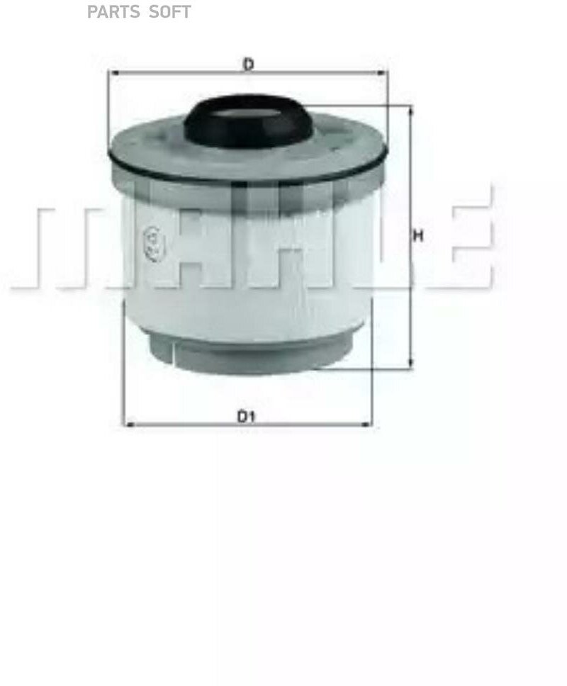 MAHLE KX268D Фильтр топливный TOYOTA HIACE 2.5 06-/HILUX III 2.5 07-